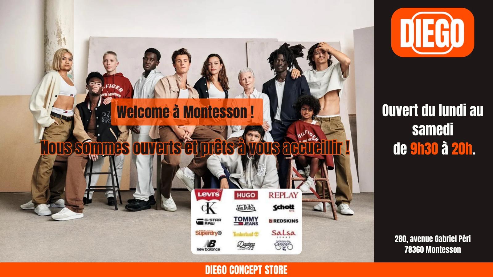 Bienvenue chez DIEGO ! - Centre Commercial Carrefour Montesson