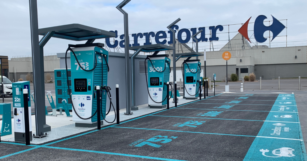 Bornes électriques - Centre Commercial Carrefour Reims Cernay