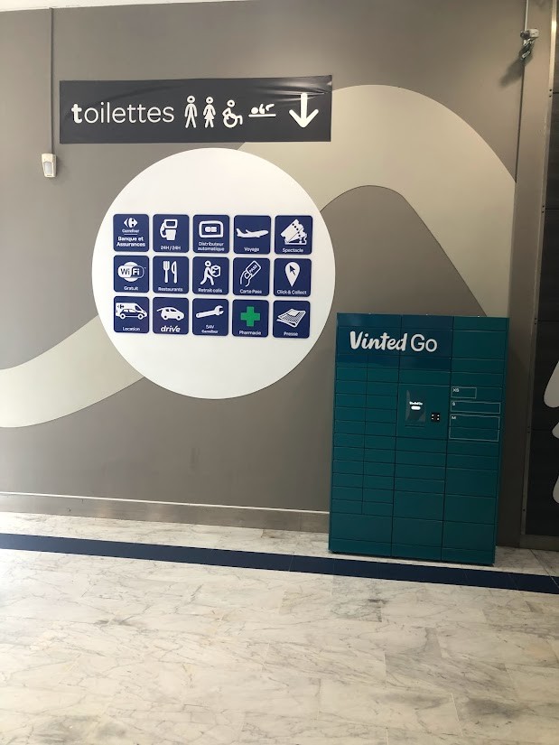 Nouveau Service Box Vinted - Centre commercial Carrefour Vénissieux