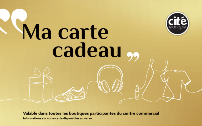 Soyez sûr de faire plaisir avec la carte cadeau de votre centre ...