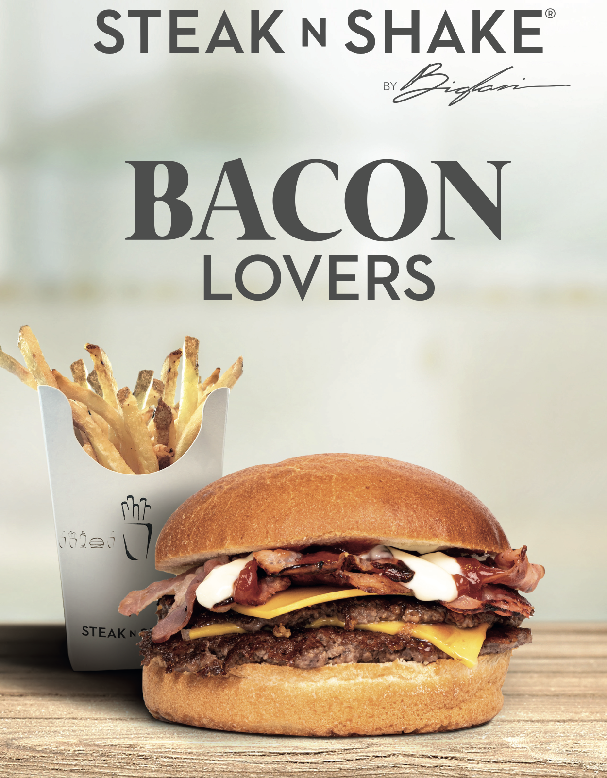 Pour les amoureux du bacon chez Steak'n Shake ! - Centre commercial ...
