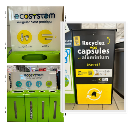 Recyclage : les bacs de tri à votre disposition - Centre commercial ...