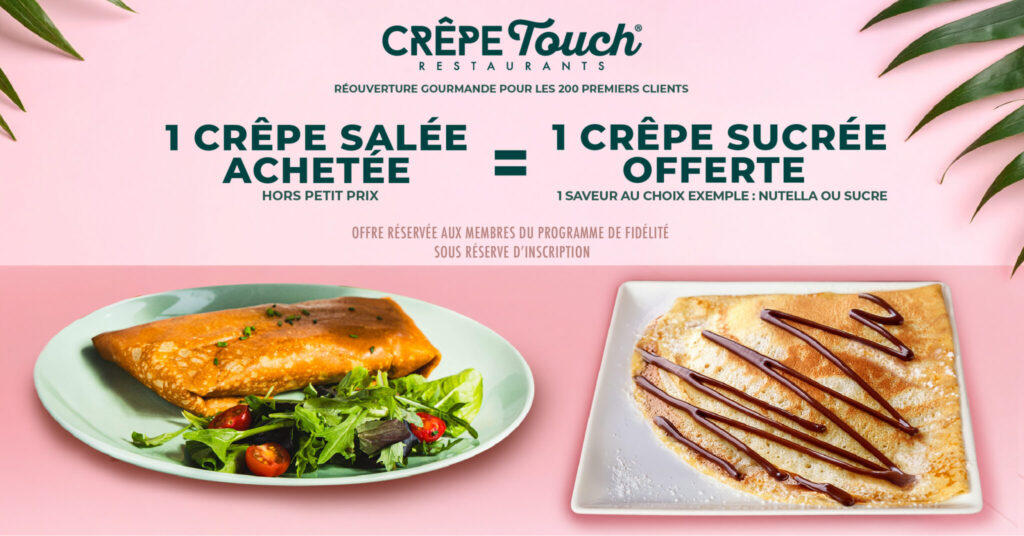 Plongez dans l’univers gourmand de Crêpe Touch ! - Centre Commercial ...